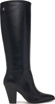 Tommy Hilfiger Stiefel Tommy Hilfiger Clean Tubular Knee Boot FW0FW09584 Schwarz