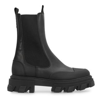 Ganni Mid Chelsea Boots - - Shoes - Damen - Schwarzk - 40 EU