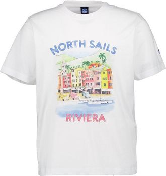 North Sails Herren T-Shirt wei&szlig;