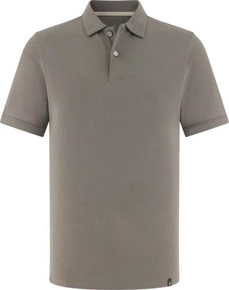 Boggi Milano Homme, Tops, Beige, Taille: XL Polo de piqu&eacute; haute performance avec fil S-Caf&egrave;