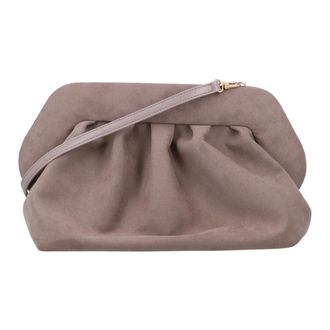 Themoir&egrave; Eco Suede Clutch Tasche - - Bags - Damen - Grau - ONE SIZE