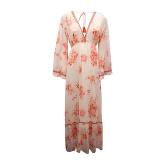 PHO Firenze 4321082 CC5 Hawaii Kleid - - Dresses - Damen - Rot - M