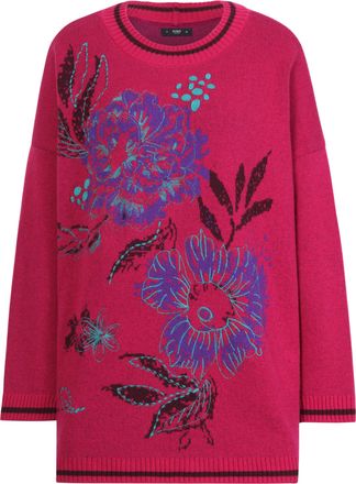 Ivko Oversized Pullover mit Stickerei