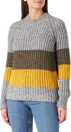 Camel Active Damen 309524/8e83 Pullover, Light Grey, S