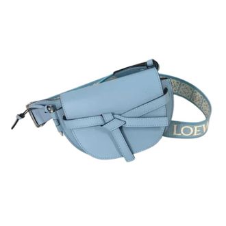 Loewe Pre-owned Leder Schultertasche - - Pre-owned - Damen - Blau - ONE SIZE