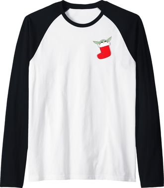 Star Wars Grogu X-Mas Weihnachten Raglan