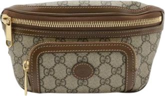 Gucci unisex, Pre-owned, Beige, Taille: ONE Size Sac Bandouli&egrave;re Vintage Pre-owned
