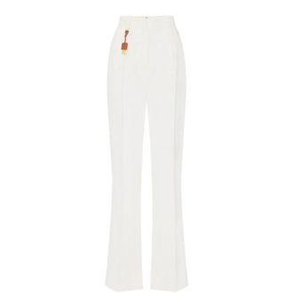 Elisabetta Franchi Wei&szlig;e schicke Hose f&uuml;r Frauen - - Trousers - Damen - Wei&szlig; - M
