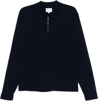 Norse Projects polo à col zippé - Noir