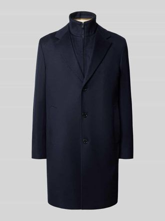 HUGO BOSS Mantel aus Wolle mit herausnehmbarer Weste