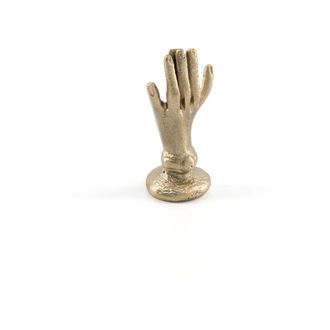 Doing Goods Porte-carte en laiton mat Jana Hand Doing Goods