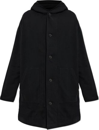 Yohji Yamamoto Kapuzenstrickjacke - - Knitwear - Herren - Schwarzk - M