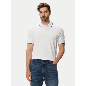 Guess Poloshirt M6YP28 K4475 Wei&szlig; Slim Fit