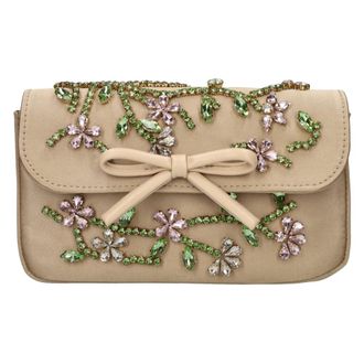 Gedebe Satin- und Strass-Clutch - - Bags - Damen - Mehrfarbig - ONE SIZE