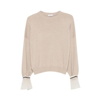 Brunello Cucinelli Pullover Brunello Cucinelli - - Knitwear - Damen - Beige - XS