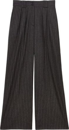 Ines De La Fressange Pantalon Marl&egrave;ne - Femme - Pantalons - Gris - Taille: 44 FR