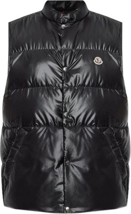 Moncler Homme, Vestes, Noir, Taille: XL Gilet Restigo