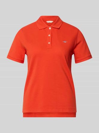 GANT Poloshirt mit Logo-Stitching und Polokragen