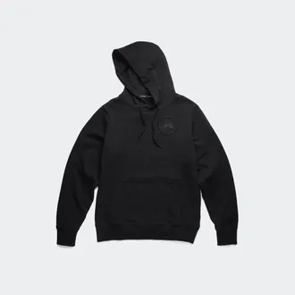 Canada Goose Huron Hoodie mit Stickerei (M&auml;nnlich, Black, XL)