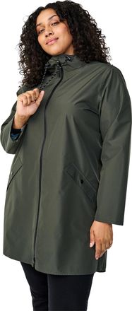 Zizzi Womens Plus Sizes Regenmantel Versiegelte Nähte Größe Gr L Peat - Plus Size Damenkleidung