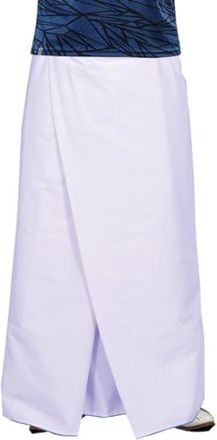 Generic Ulama Premium 100 % coton (blanc clair) LUNGI POUR HOMME CASSUL, Blanc, Free Size