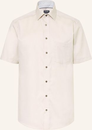 Olymp Kurzarm-Hemd Luxor Modern Fit beige