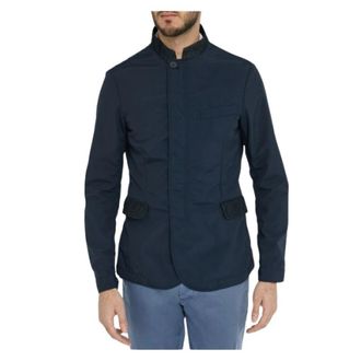 Emporio Armani Wasserabweisende leichte Jacke - - Jackets - Herren - Blau - XL