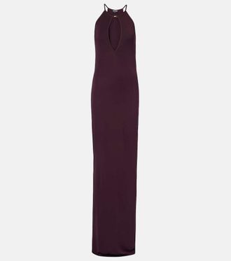 Tom Ford Robe longue en crêpe