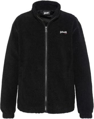 Schott NYC Veste Sherpa Noir Homme Schott Sherpa PLARTIC Noir M
