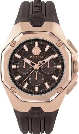 Philipp Plein Octagon Chronograph - - Accessories - Herren - Braun - ONE SIZE