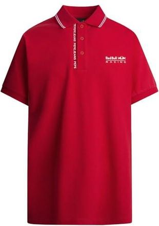 Pepe Jeans London Red Bull Racing X Pepe Jeans RBR Tipped Logo Polo, Polo Homme, Red (Mars Red)