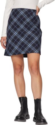 s.Oliver Kurzer Rock mit Web-Karo