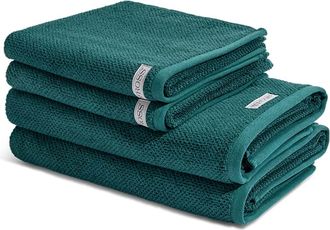 ROSS 4 teiliges Frottier-Set - Selection Bio-Baumwolle (2 X Handtuch 2 X Duschtuch im Set) - 540 g/m2 - Baumwolle - Frottee - saugstark - weich und flausch