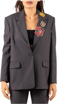 Hanita Femme, Vestes, Gris, Taille: 34 FR Giacca