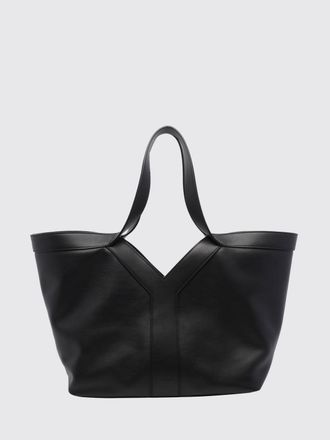 Saint Laurent Kleine Y Tote-Tasche aus Glattleder mit Ton-in-Ton-Logo