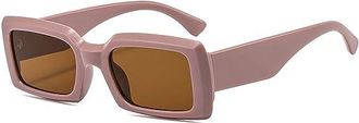 Generic Lunettes De Soleil Carrées À Petite Monture For Femmes, For Les Déplacements Quotidiens, For Sports Plein Air, For Hommes(Brown)