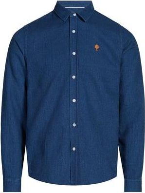 Faguo Baumwollhemd - blau