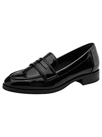 Tamaris Femme 1-1-24304-20 Mocassin, Black Patent, 36 EU