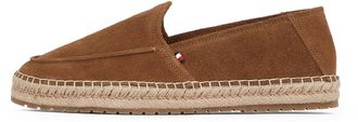Tommy Hilfiger Herren Espadrilles Flex Loafer mit Logo, Braun (Coconut Grove), 43