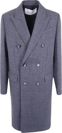Ami Manteau Classique Double Boutonnage - Homme - Manteaux - Gris - Taille: M