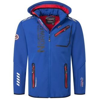 Geographical Norway Herren Softshelljacke Royaute Royal/Red XXL