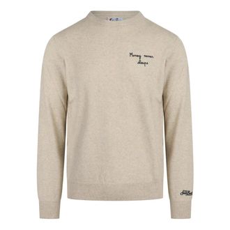 MC2 Saint Barth Pull Heron Light &agrave; col rond - Homme - Pulls - Beige - Taille: M