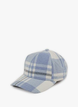 Woolrich Casquette &agrave; carreaux en laine m&eacute;lang&eacute;e