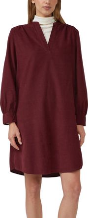 s.Oliver Feincord-Kleid mit seitlichen Eingrifftaschen