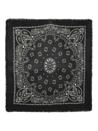 Kujten Scarf Cashmere Hachiko Grand Bandana Imprime