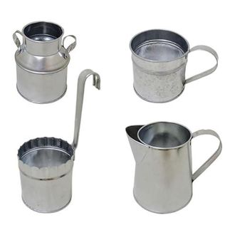 BESPORTBLE Mini Pot De Fleurs en Tôle De Fer pour Composition Décoration Dintérieur Accessoire Photo