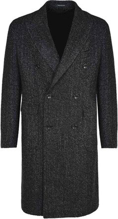 Tagliatore Manteau Au Genou - Noir