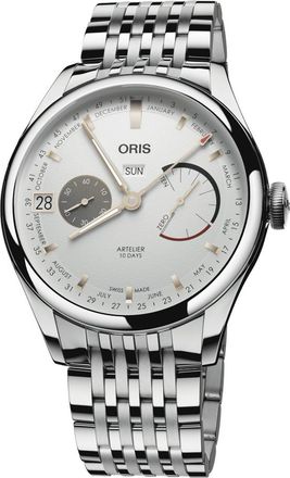 Oris Artelier Calibre 113 43mm Edelstahl Wei&szlig; Herrenuhr 01 113 7806 4051-07 8 23 79PS