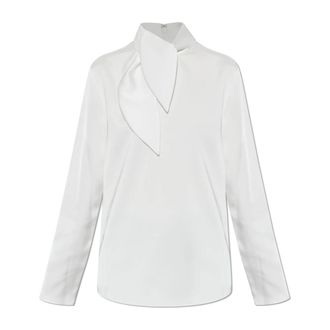 Emporio Armani Satin Top - - Blouses & Shirts - Damen - Wei&szlig; - M