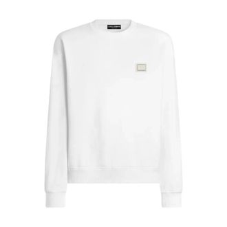 Dolce & Gabbana Herren, Sweatshirts & Hoodies, Wei&szlig;, MGr&ouml;&szlig;e